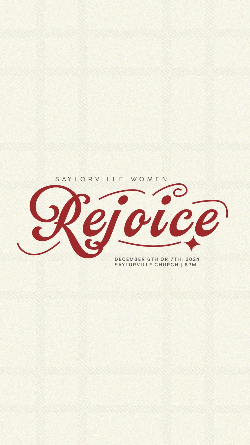 Rejoice Logo 2024-Story Dates – Saylorville Church – Des Moines, Iowa