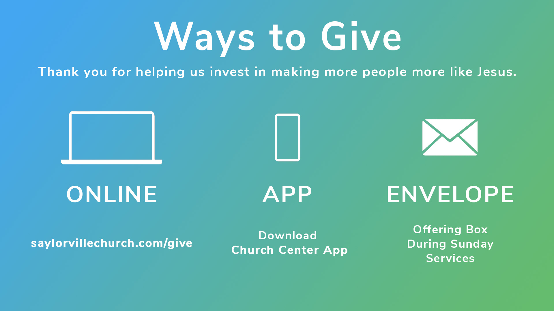 Give